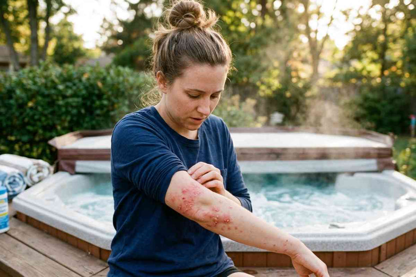Can Hot Tub Rash Spread? – Heavenly Heat Saunas