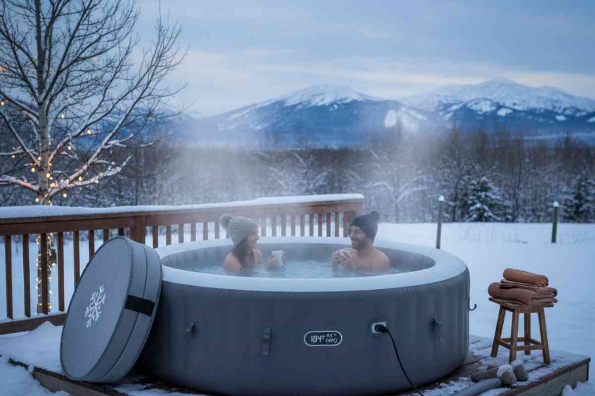 8 Tips for Using Inflatable Hot Tubs in the Winter – Heavenly Heat Saunas