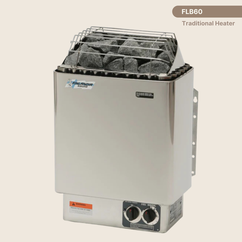 FLB60 Traditional Heater (Shipped Separately) – Heavenly Heat Saunas
