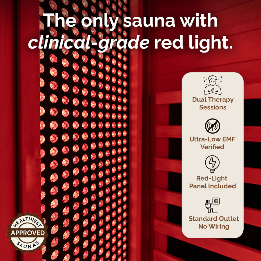 Saunas with Red Light Therapy – Heavenly Heat Saunas