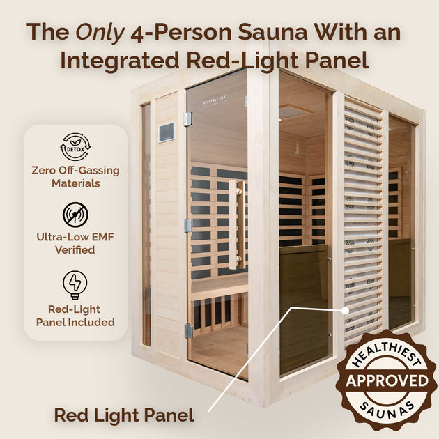 Saunas with Red Light Therapy – Heavenly Heat Saunas